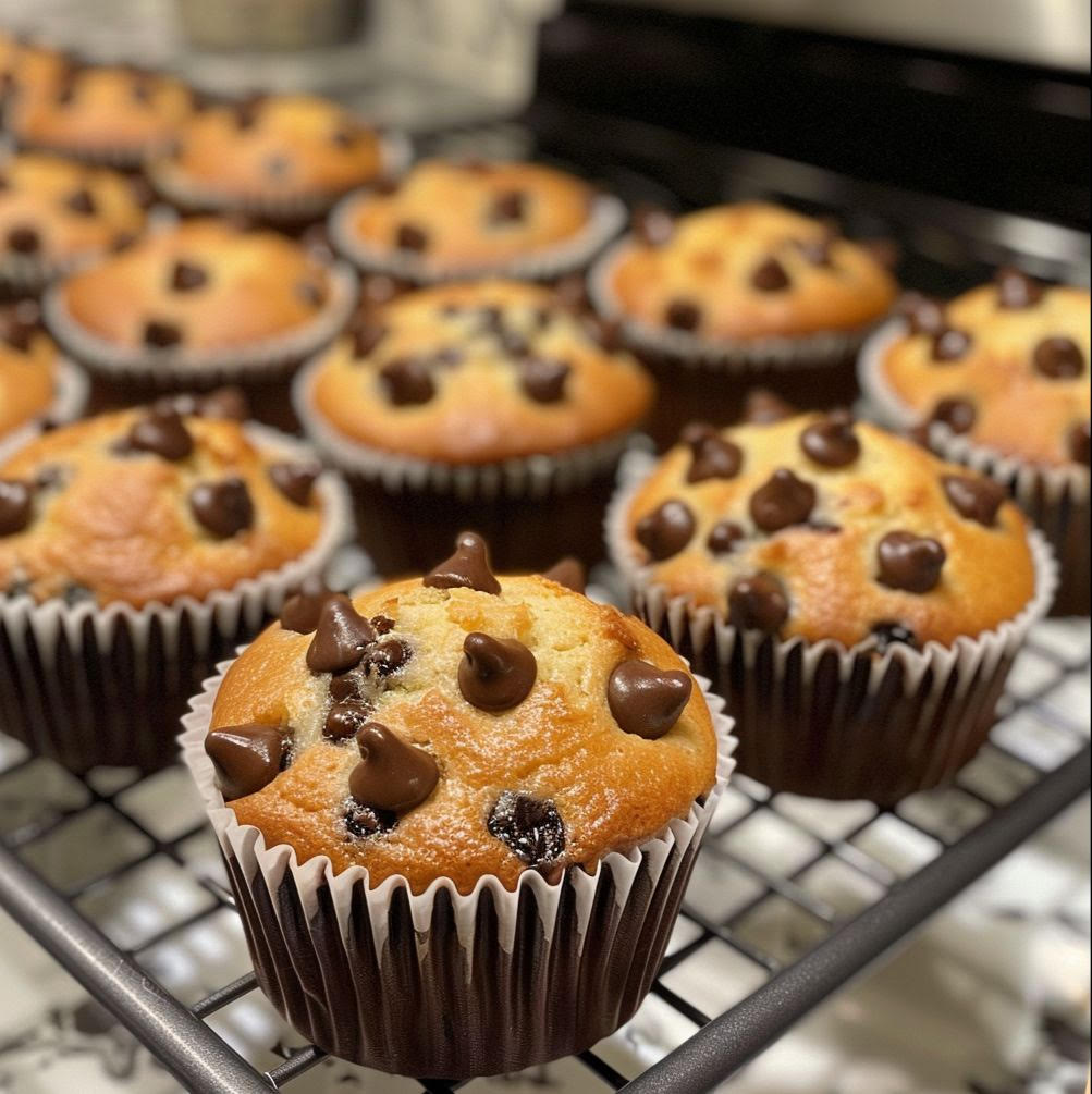 Irresistible Choc Chip Banana Muffins | Easy & Moist Recipe