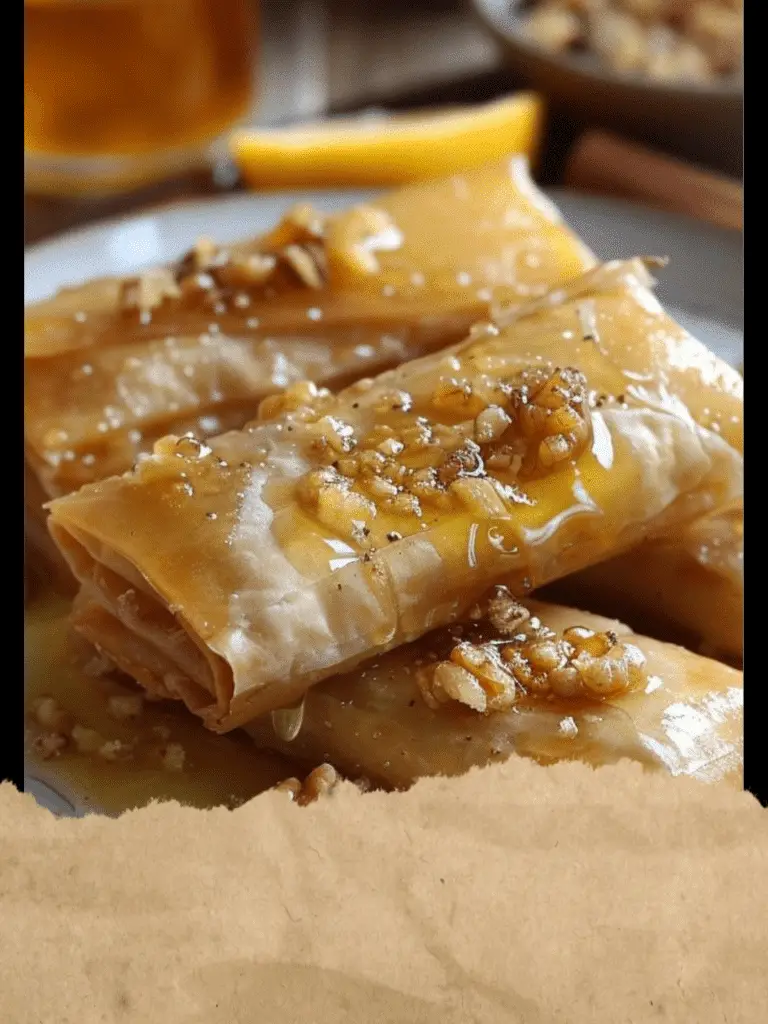 How to Make Greek Diples: Crispy Pastry with Honey and Nuts