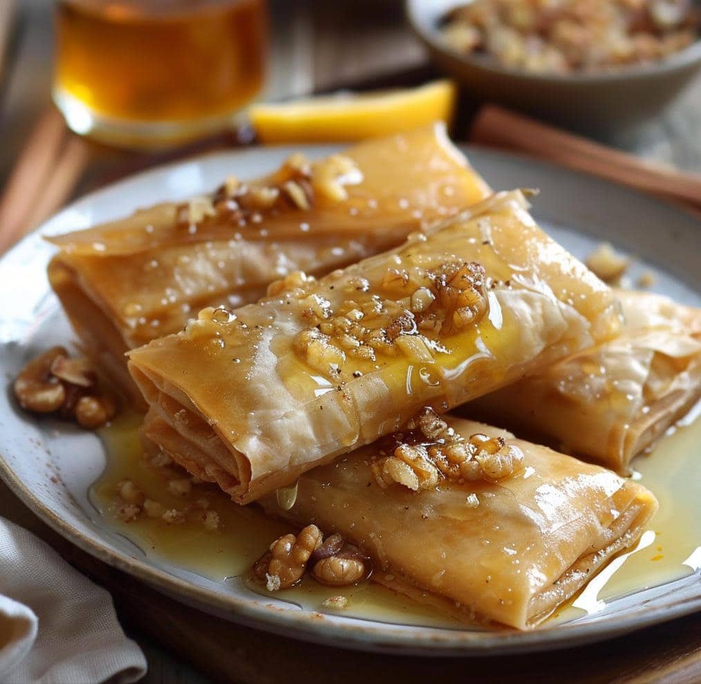 How to Make Greek Diples: Crispy Pastry with Honey and Nuts