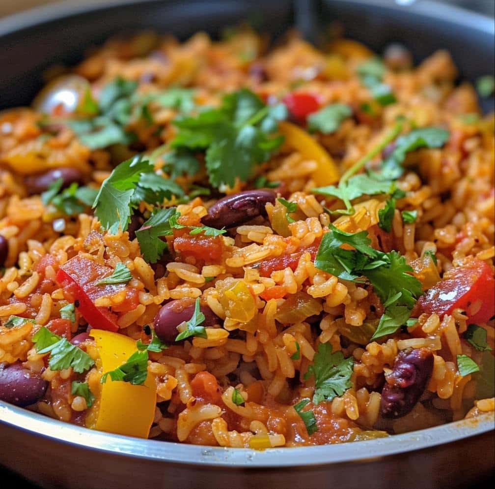Delicious Spanish-Style Rice and Beans Recipe | Easy & Healthy