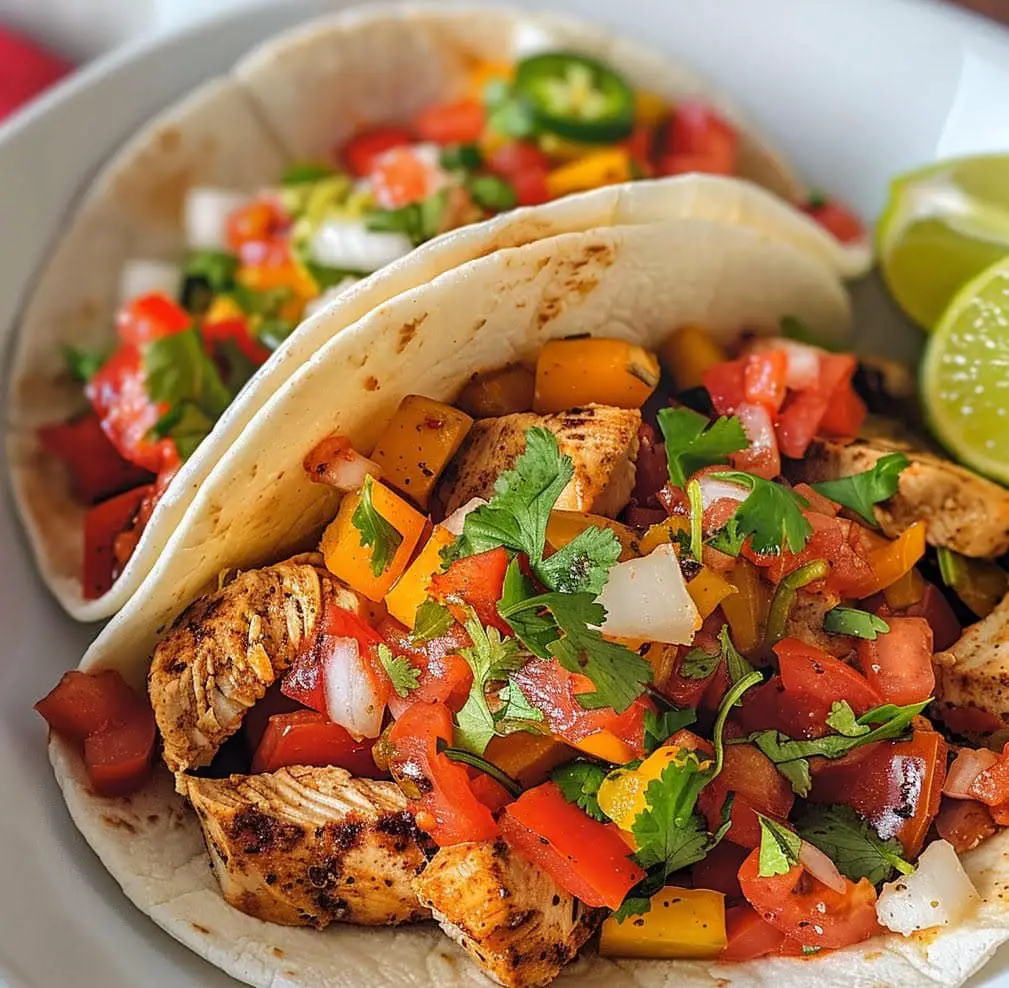 Delicious Spicy Chicken Tacos Recipe | Easy, Flavorful and Healthy