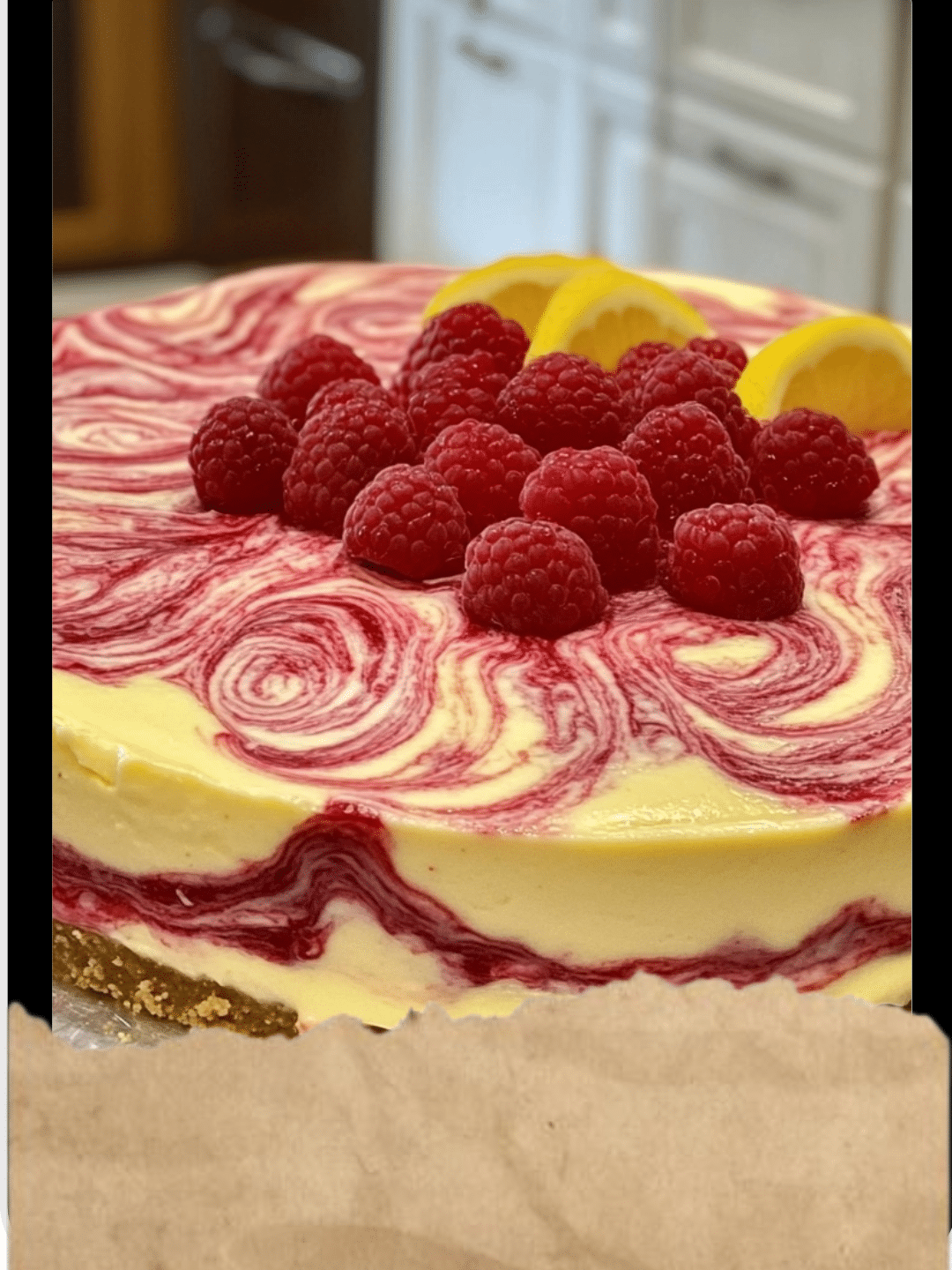 Delightful Lemon Raspberry Swirl Cheesecake Recipe