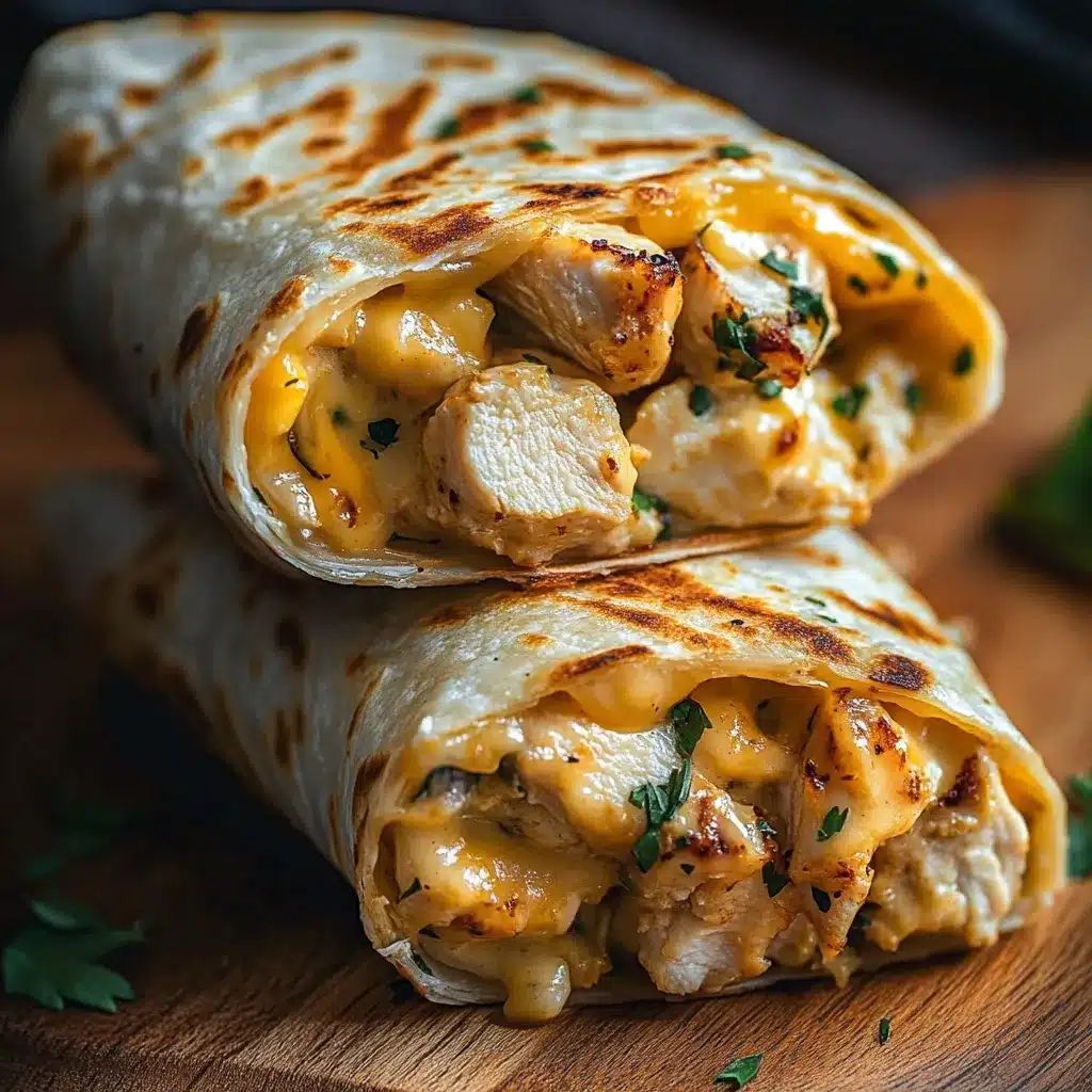 Cheesy Garlic Chicken Wraps: A Deliciously Easy Recipe