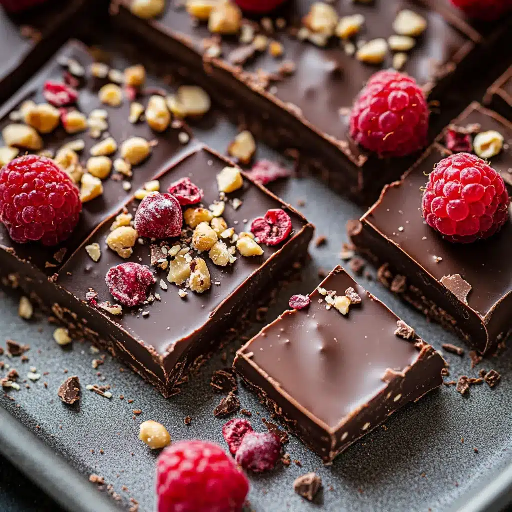EASY NO-BAKE CHOCOLATE RASPBERRY