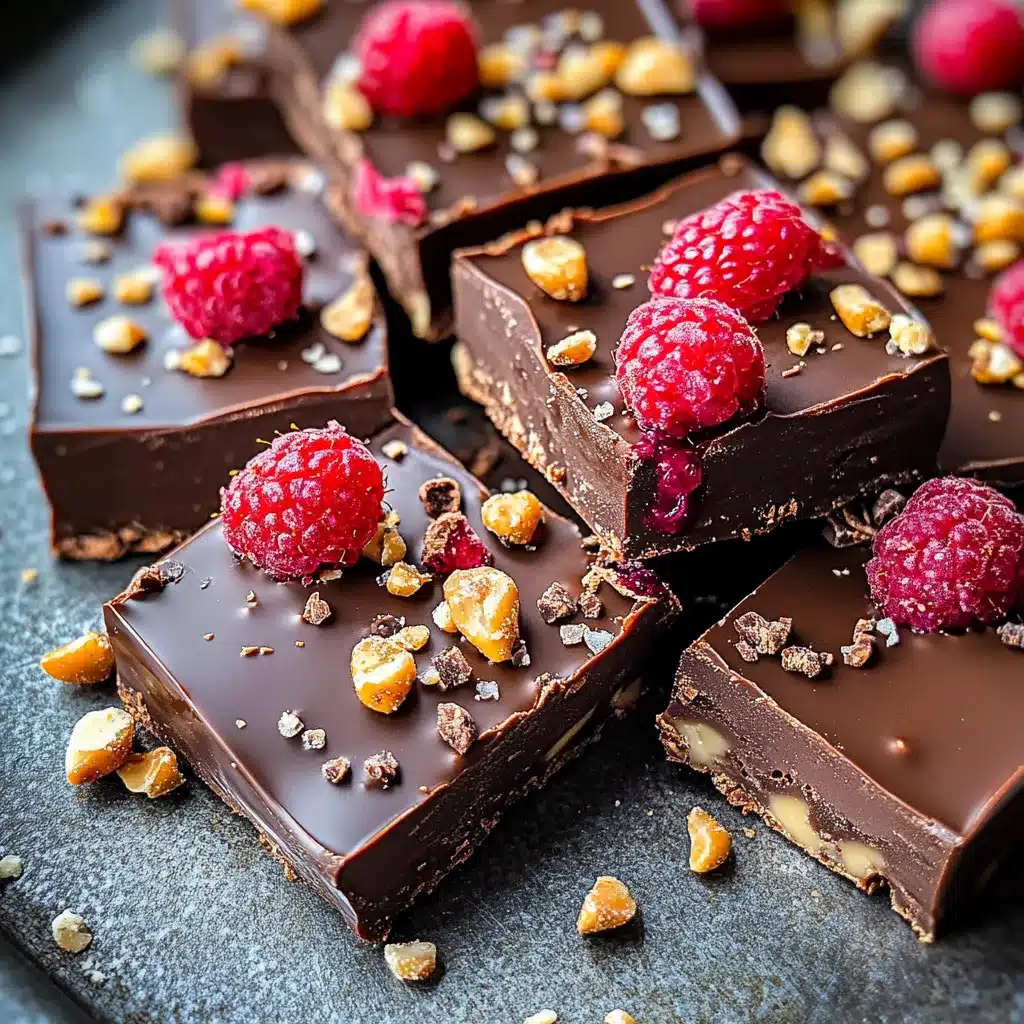EASY NO-BAKE CHOCOLATE RASPBERRY