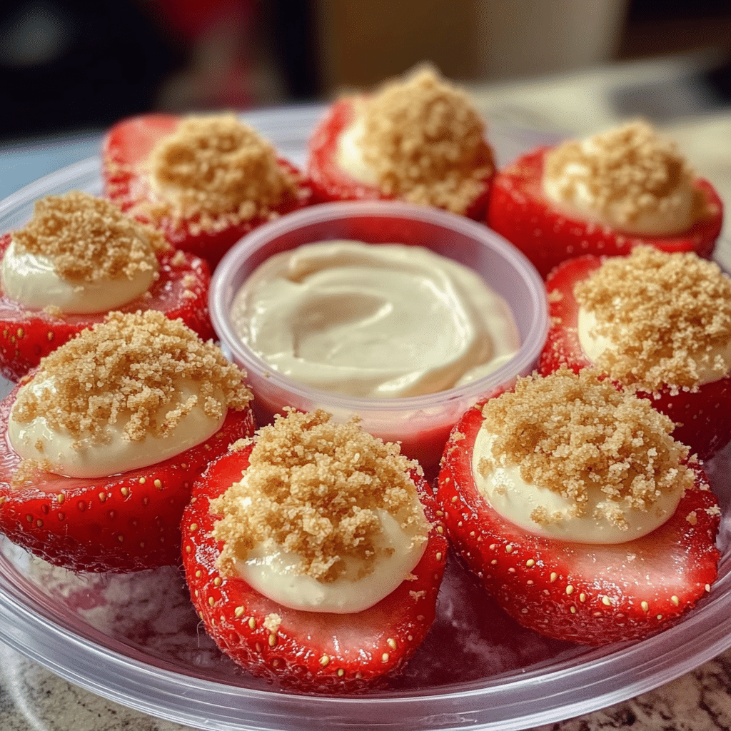 Cheesecake Deviled Strawberries: A Sweet Delight