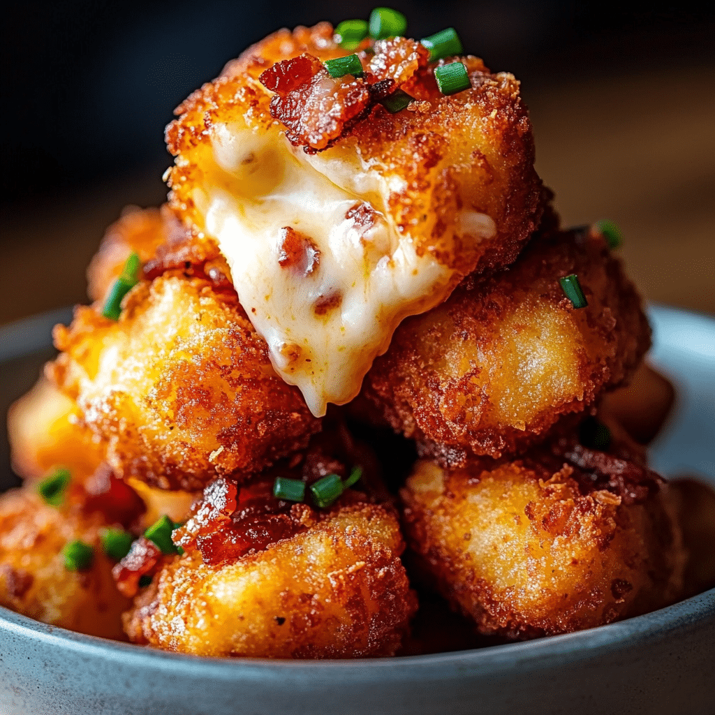 Bacon and Cheese-Stuffed Tater Tots: A Delicious Treat