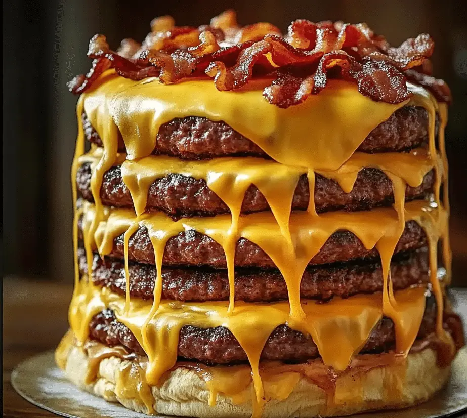 Bacon Cheeseburger Cake: A Deliciously Unique Dessert