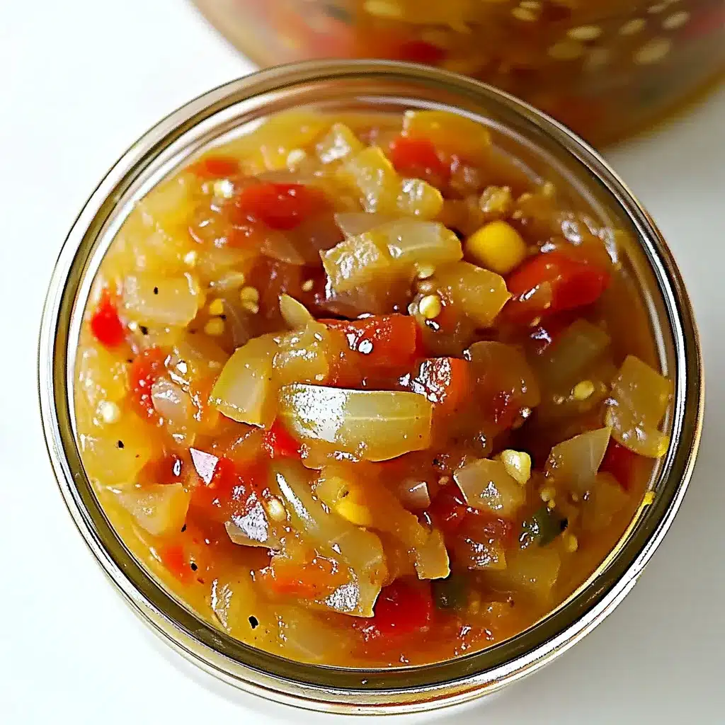 Tangy Pickled Pepper and Onion Relish Recipe Delight