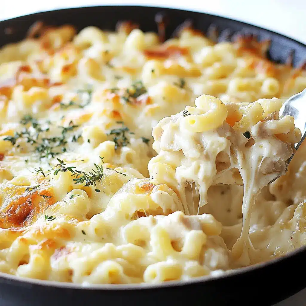French Onion Chicken Macaroni and Cheese Recipe Delight