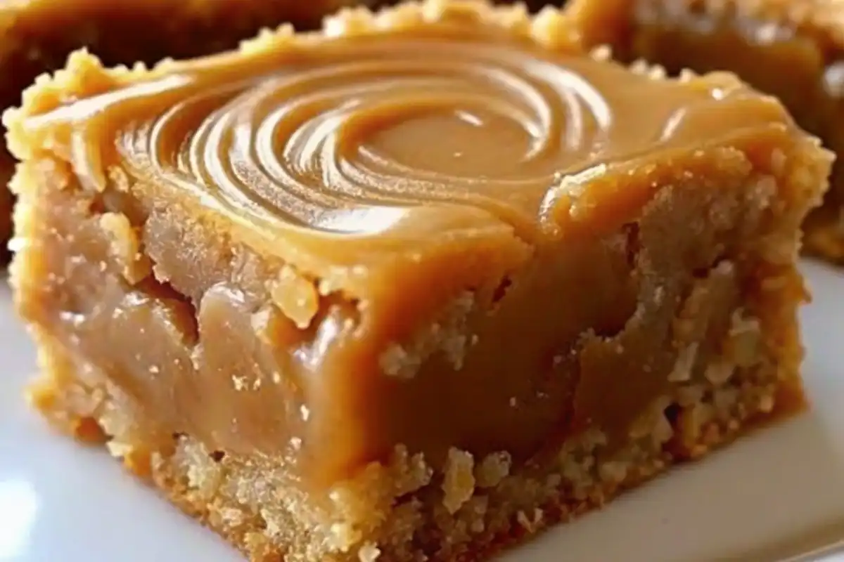 Classic Peanut Butter Lunch Lady Cookie Bars