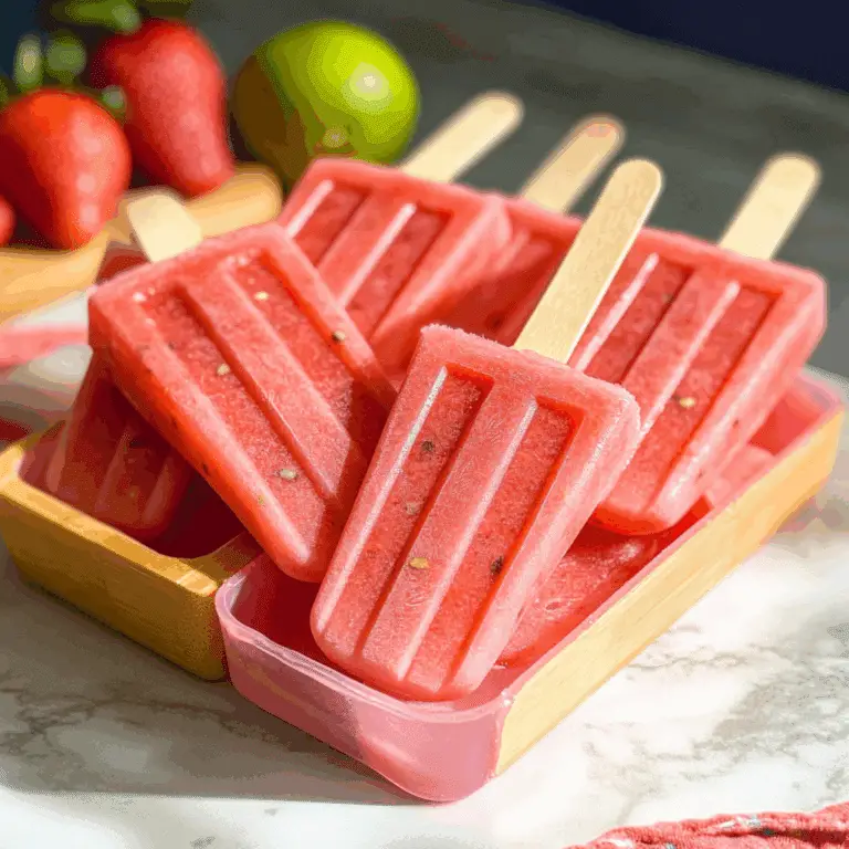 STRAWBERRY WATERMELON POPSICLES: Delicious Summer Treats