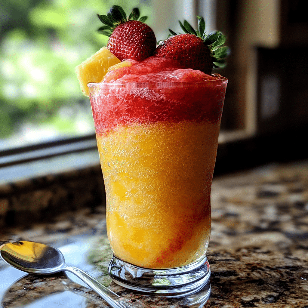 Pineapple Strawberry Slushies: Refreshing Summer Treats