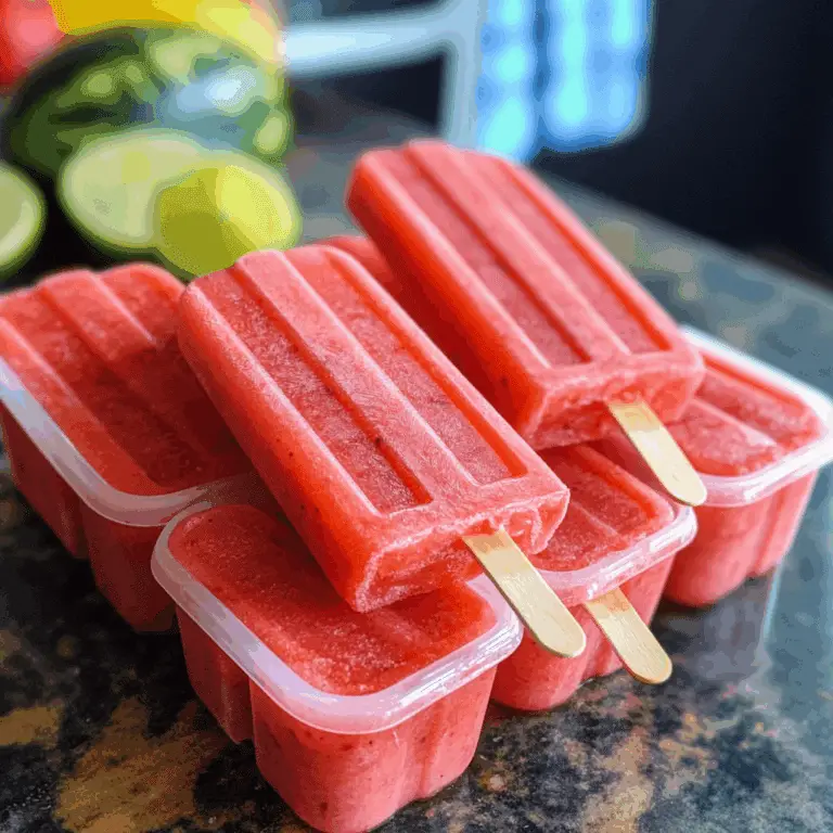 STRAWBERRY WATERMELON POPSICLES: Delicious Summer Treats