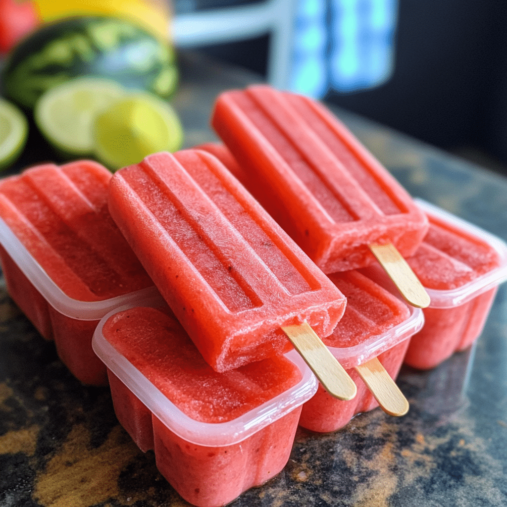 STRAWBERRY WATERMELON POPSICLES: Delicious Summer Treats