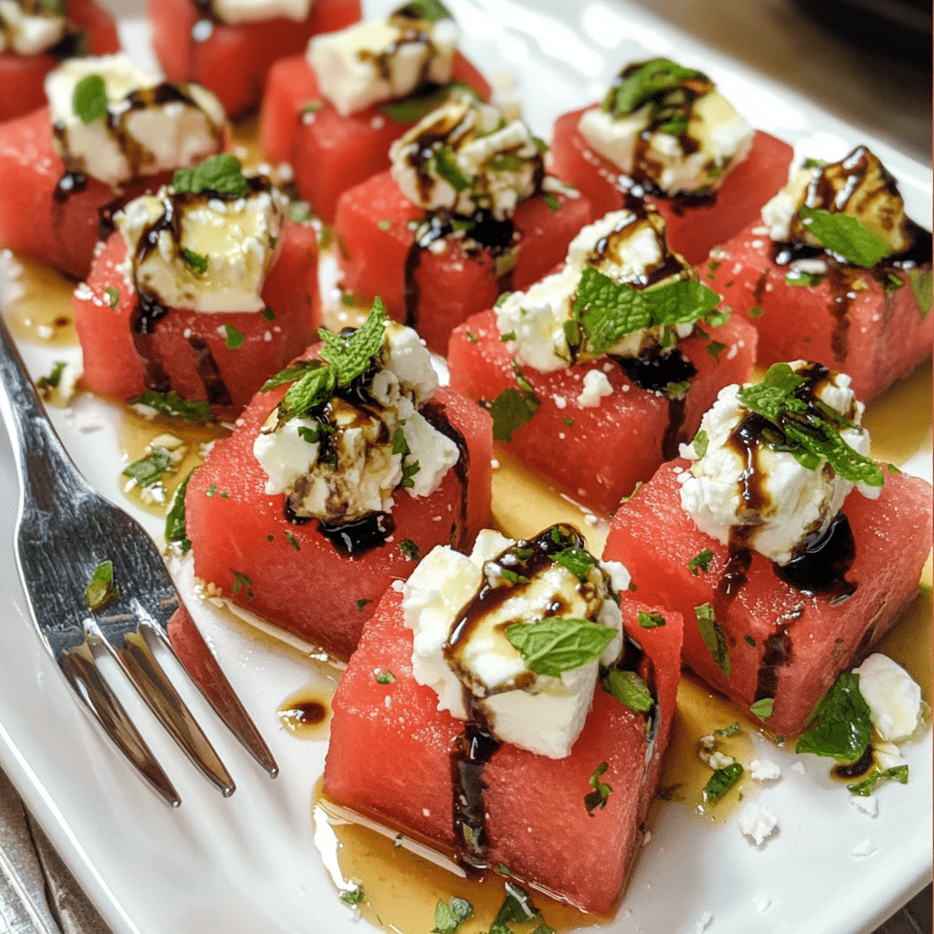 WATERMELON BITES: Refreshing Summer Snack Ideas