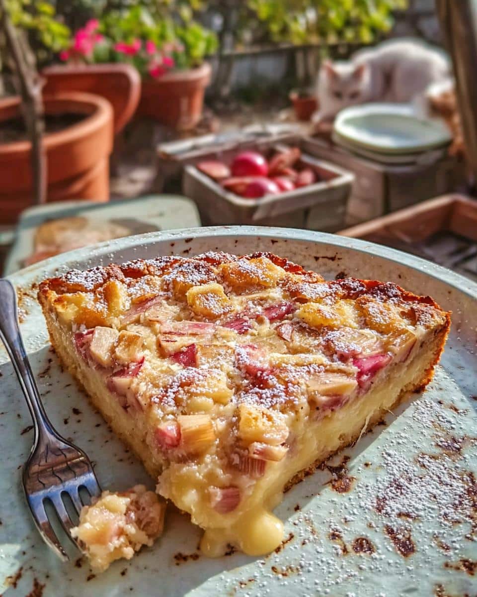 55-Minute Rhubarb Custard Kuchen That Melts Hearts Instantly