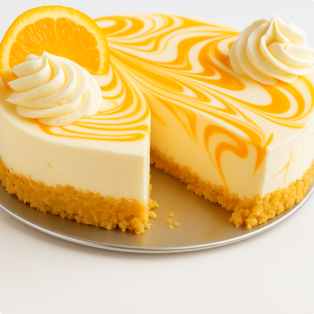 No-Bake Orange Creamsicle Cheesecake – Creamy, Tangy & Totally ...