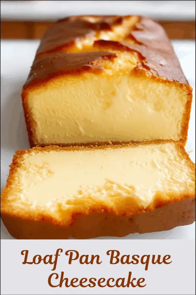Sweet Burnt Basque Cheesecake – Easy Loaf Pan Recipe