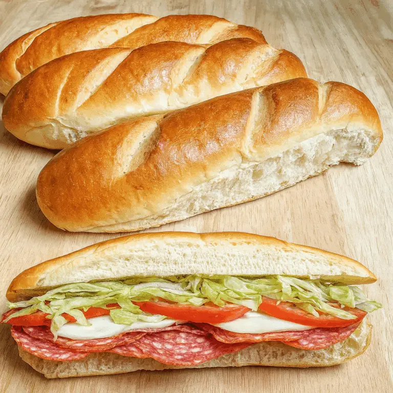 Handmade Sub Rolls Recipe – Soft & Fluffy Bakery-Style