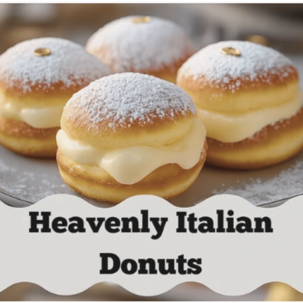 Cream-Filled Italian Donuts (Bomboloni) – A Bite of Italy at Home