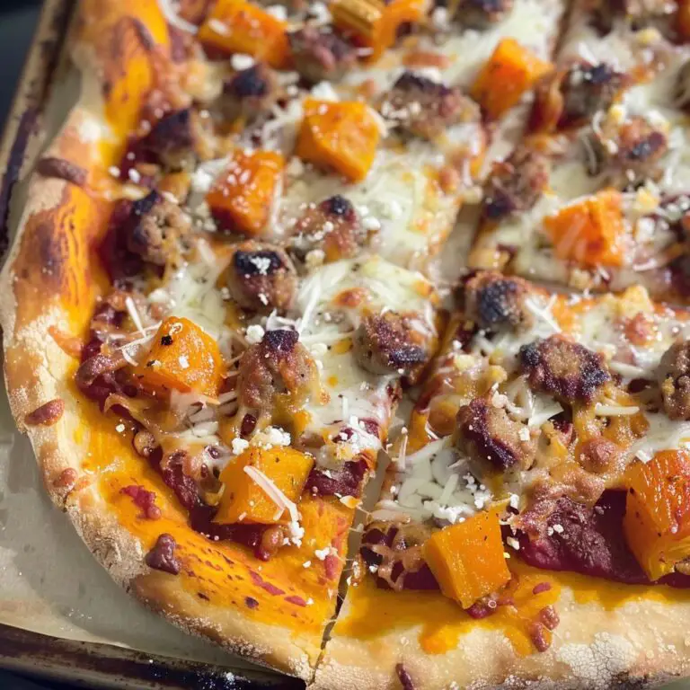 35-Minute Fall Pizza with Sausage and Squash You'll Crave
