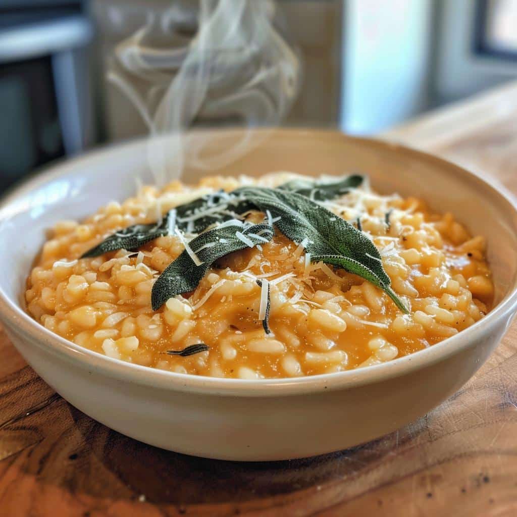 Creamy Pumpkin Risotto With Sage Butter in Just 35 Minutes