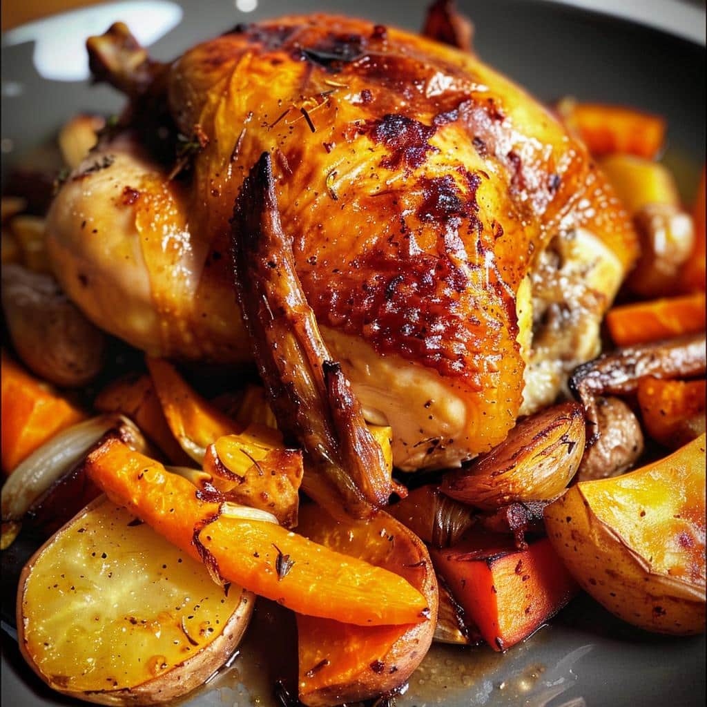 Roast Chicken With Root Vegetables: 1-Pan Fall Comfort Feast