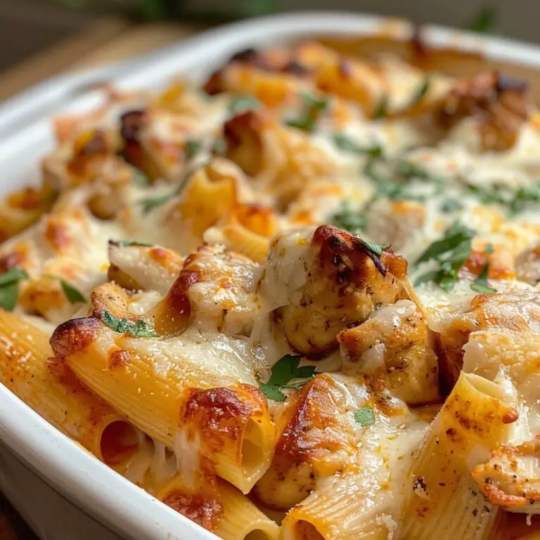 Creamy Mozzarella Cajun Chicken Rigatoni in 20 Minutes