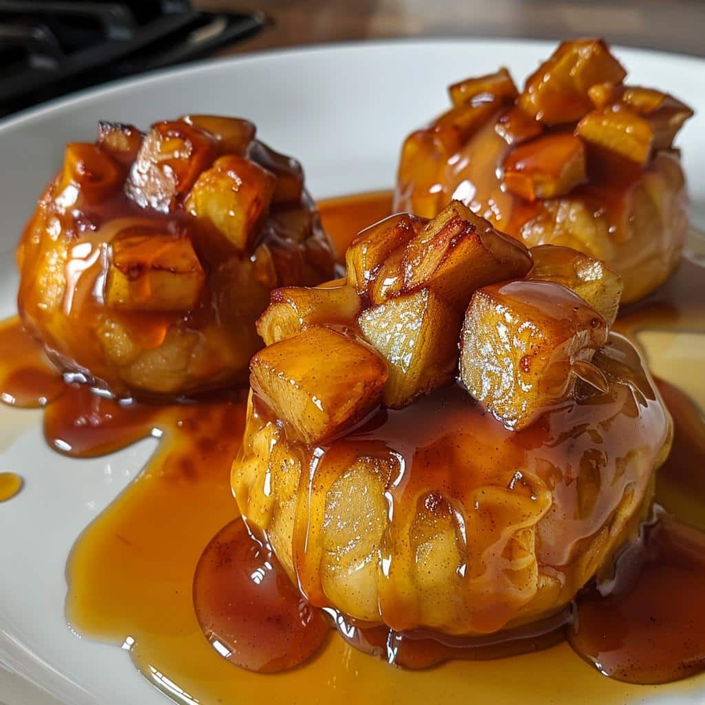 Irresistible Apple Caramel Bombs That Melt in Your Mouth