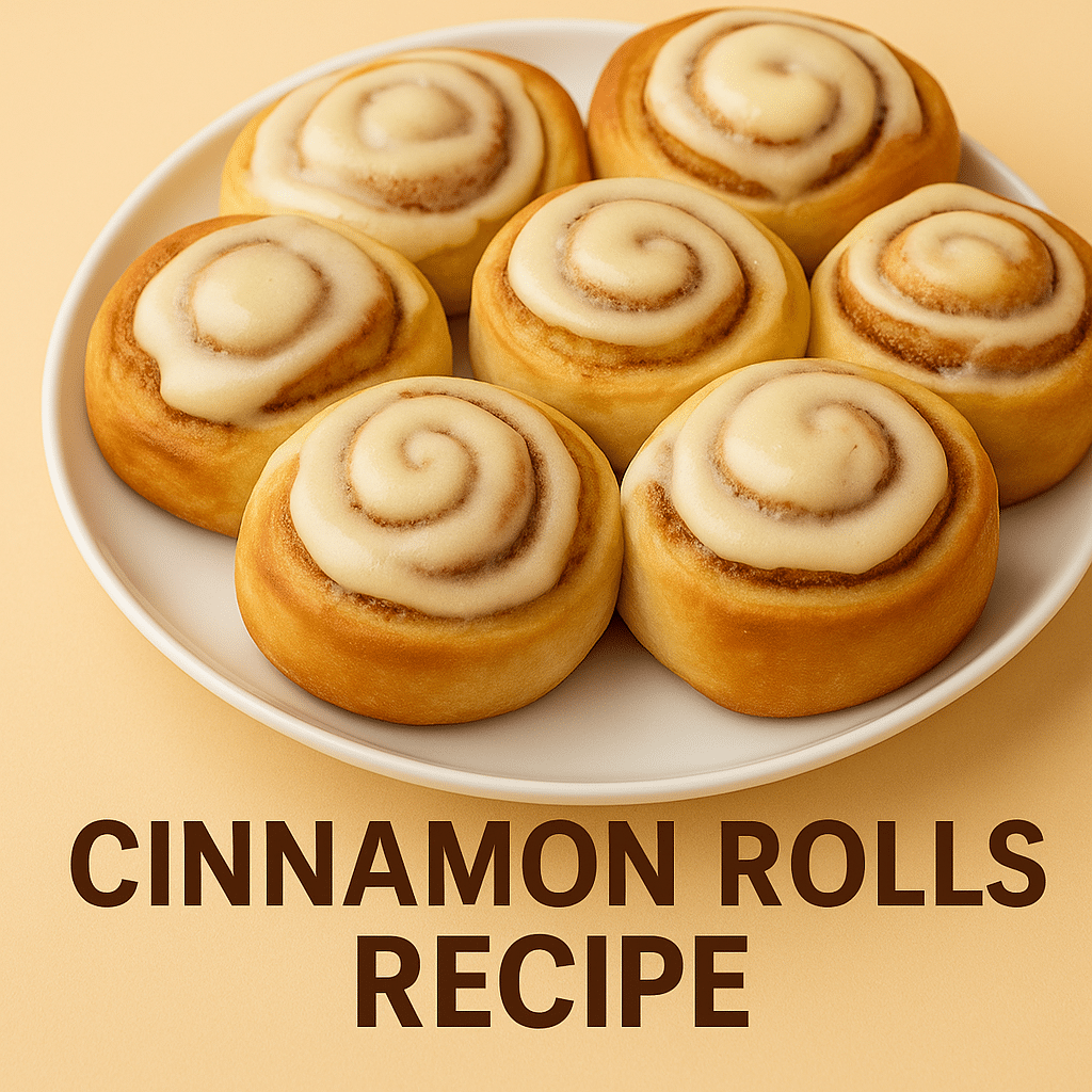 Homemade Cinnamon Rolls – Soft, Fluffy, and Topped with Cream Cheese ...