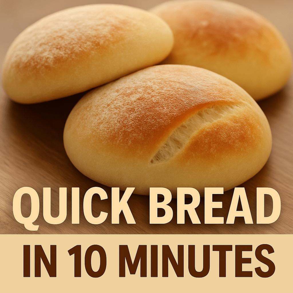 Quick Bread in 10 Minutes – Sweet or Savory Loaf Recipe