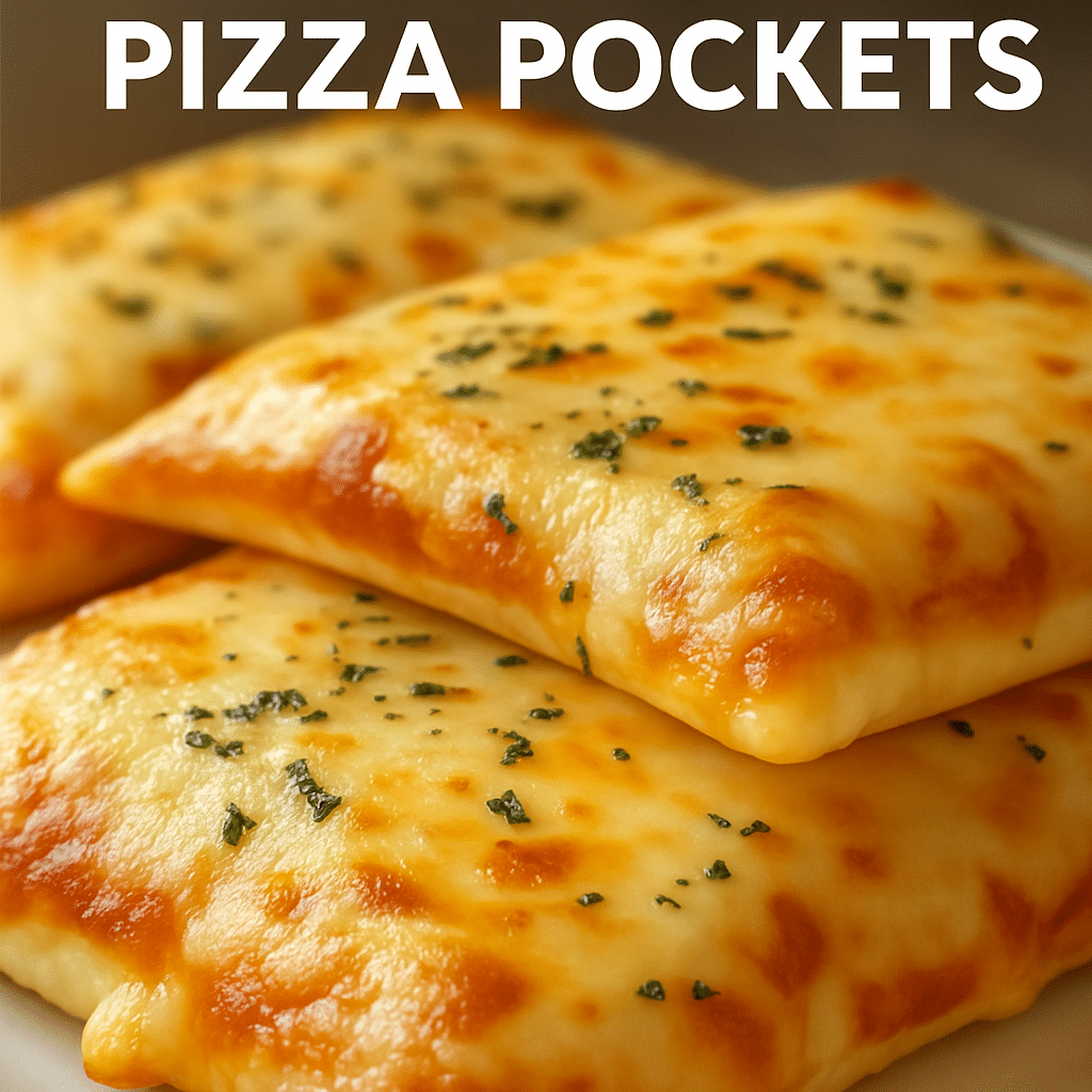 10-Minute Homemade Easy Cheesy Pizza Pockets