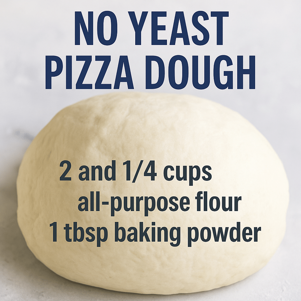 No Yeast Pizza Dough – Quick, Easy & Perfect for Pizza Night