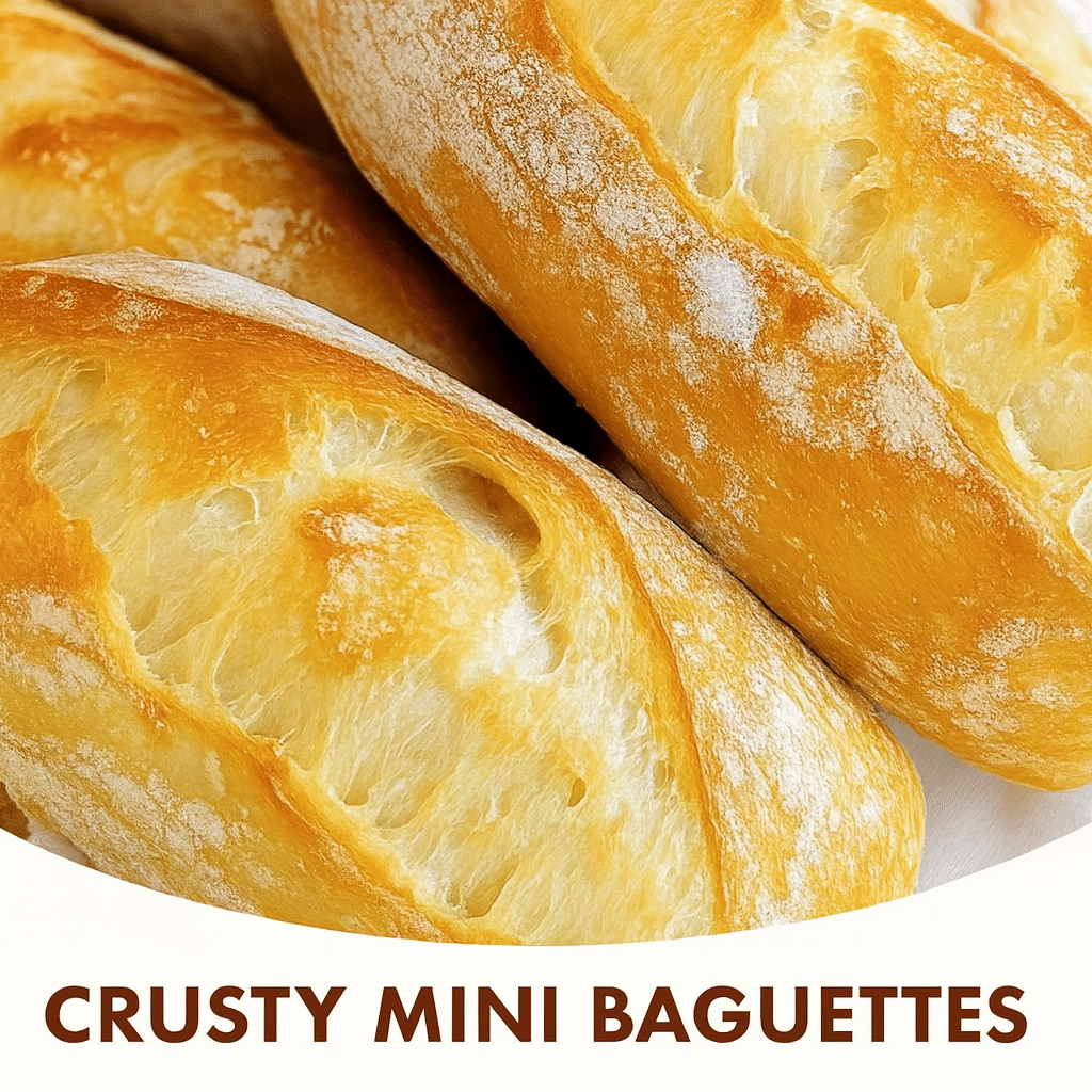 Crusty Mini Baguettes Recipe Easy Homemade French Bread