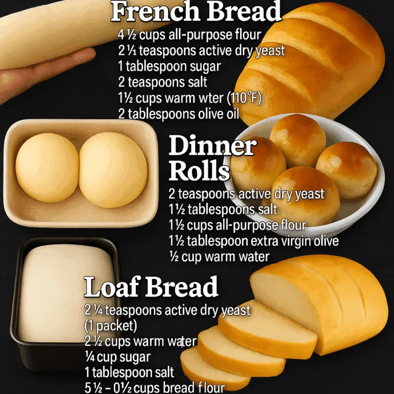 Homemade Bread Trio: Classic French Bread, Soft Dinner Rolls & Fluffy ...
