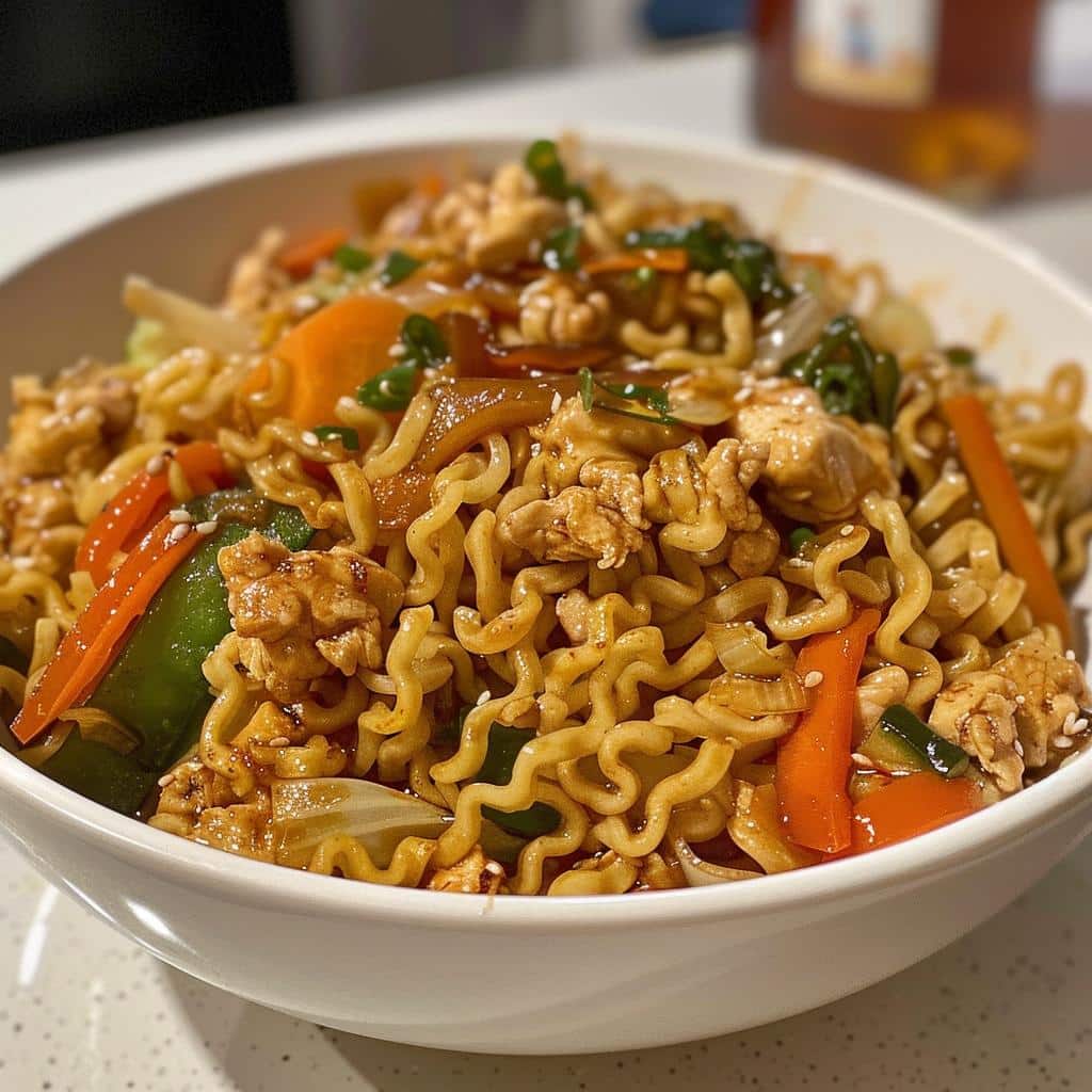 Crispy 20-Minute Chicken Fried Ramen Noodles - A Game Changer