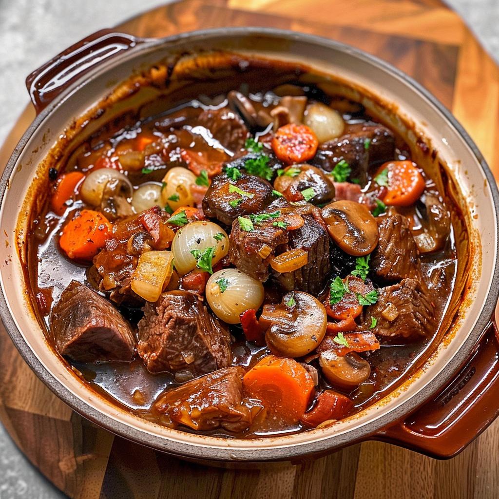 Classic Beef Bourguignon Recipe: 3-Hour Soul-Warming Magic