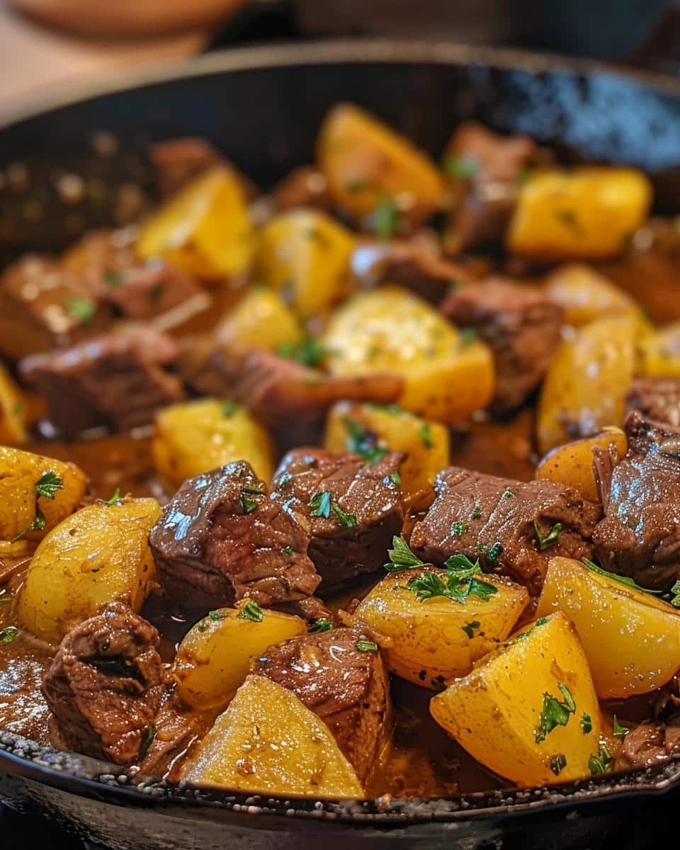 "Cozy Beef & Potato Skillet Meal: Perfect 45-Minute Comfort"