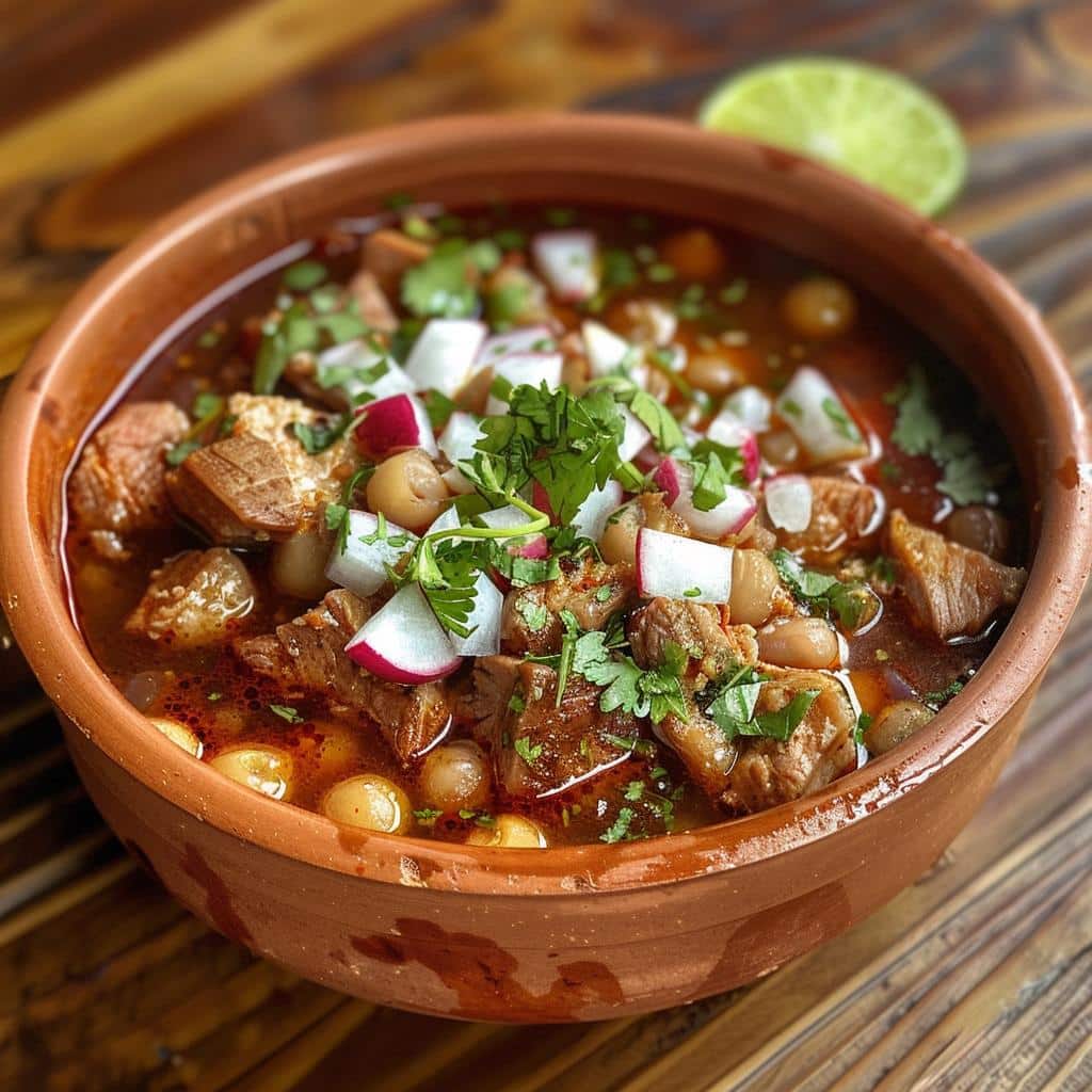 Hearty 6-Ingredient Cozy Pozole Rojo with Hominy