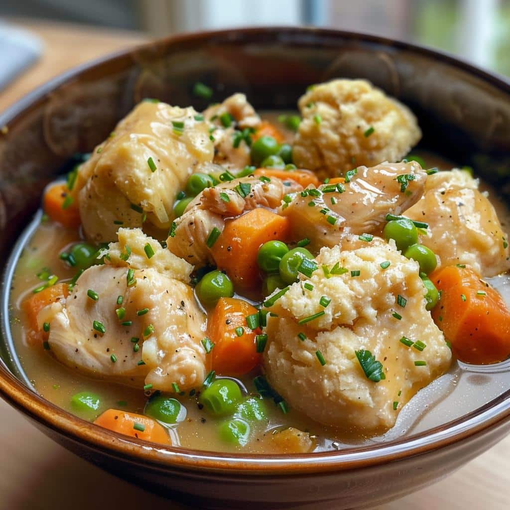 Easy Chicken and Dumplings with Biscuits Recipe in 45 Minutes Magic