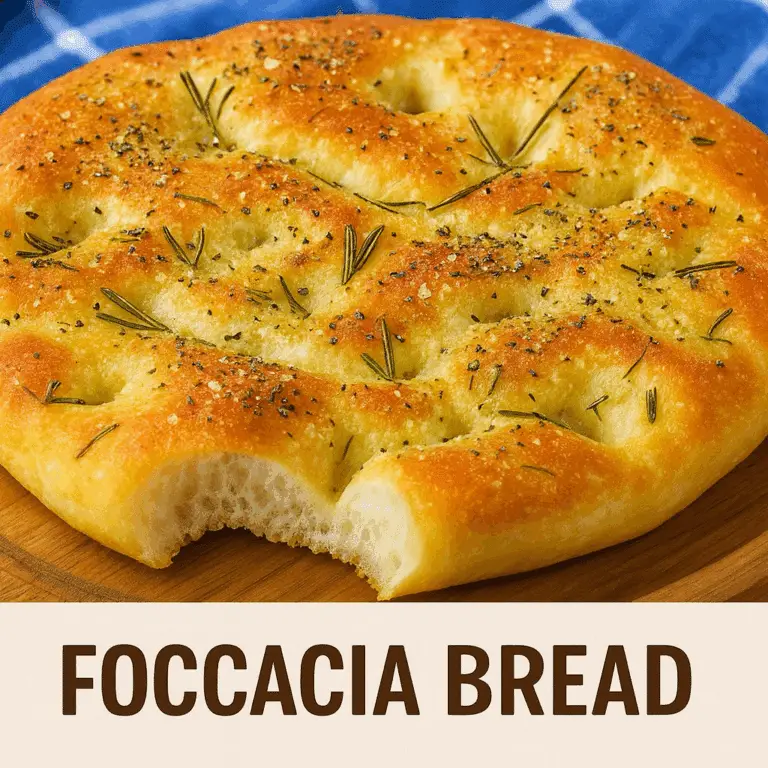 Fluffy Homemade Focaccia Bread Recipe – Rustic Italian Delight