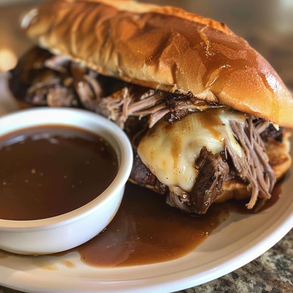3-Ingredient French Dip Crockpot Sandwiches That Wow Everyone