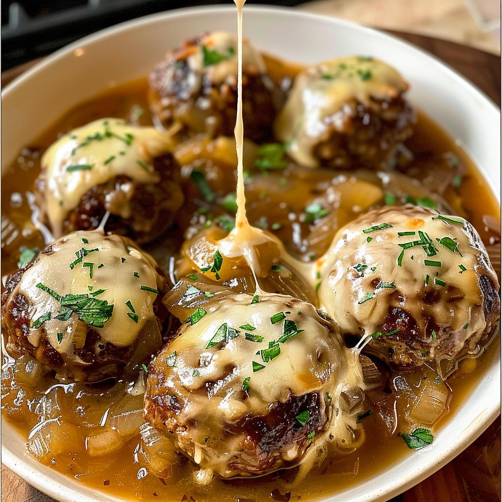 Irresistible French Onion Meatballs in 4 Simple Steps