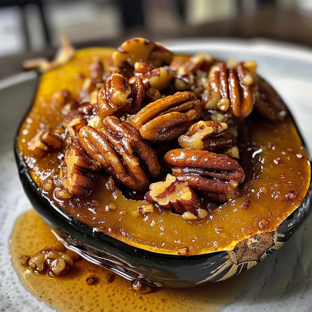 Irresistible Maple Pecan Roasted Acorn Squash in 1 Hour