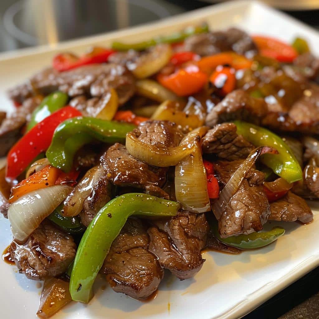 20-Minute Quick Pepper Steak with Onions - Weeknight Hero (59 characters)