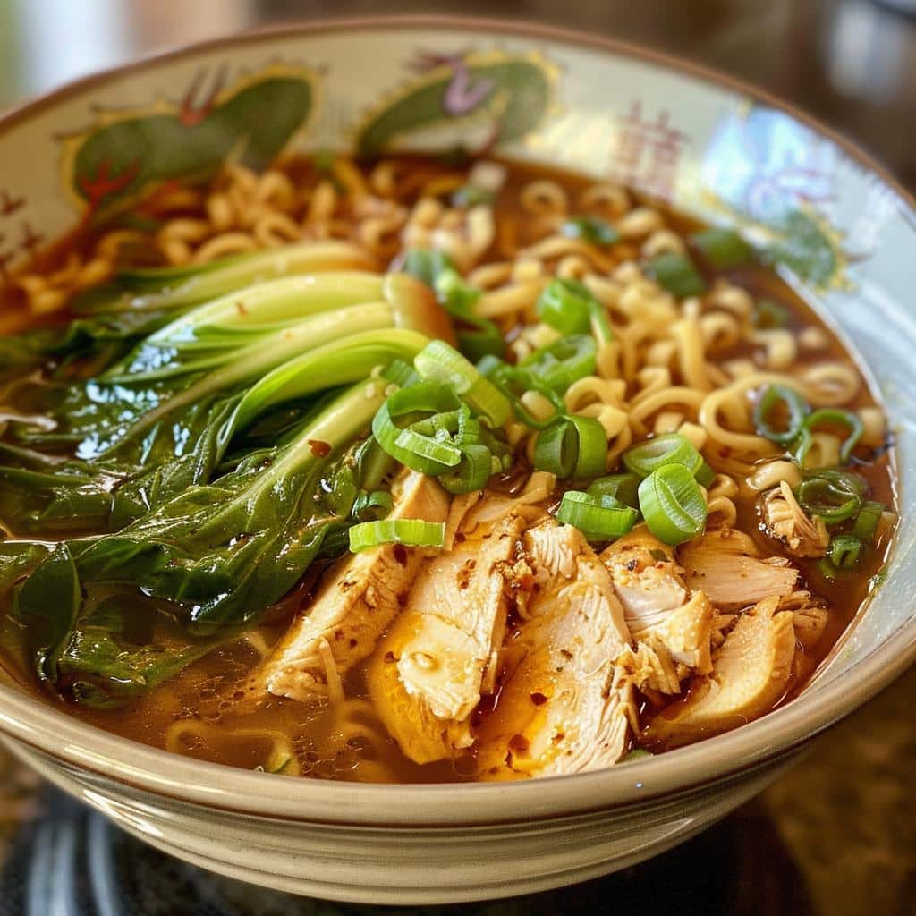 25-Minute Ramen Noodle Soup with Chicken & Veggies for Soul Soothing ...