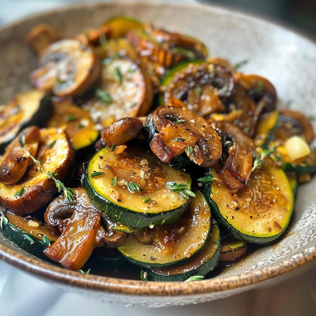 Irresistible 20-Minute Sautéed Zucchini and Mushrooms Recipe