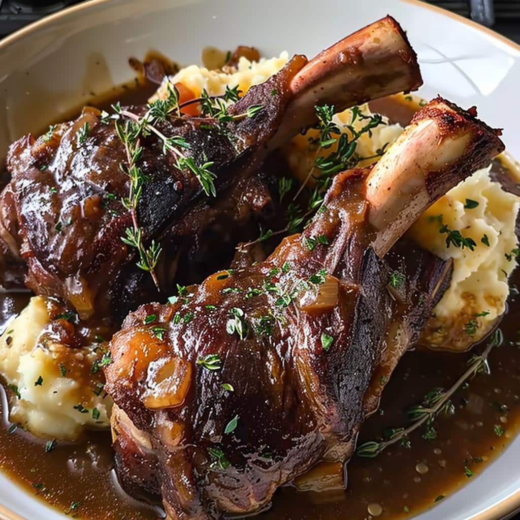 Fall-Off-the-Bone Slow-Cooked Lamb Shanks in 3 Hours