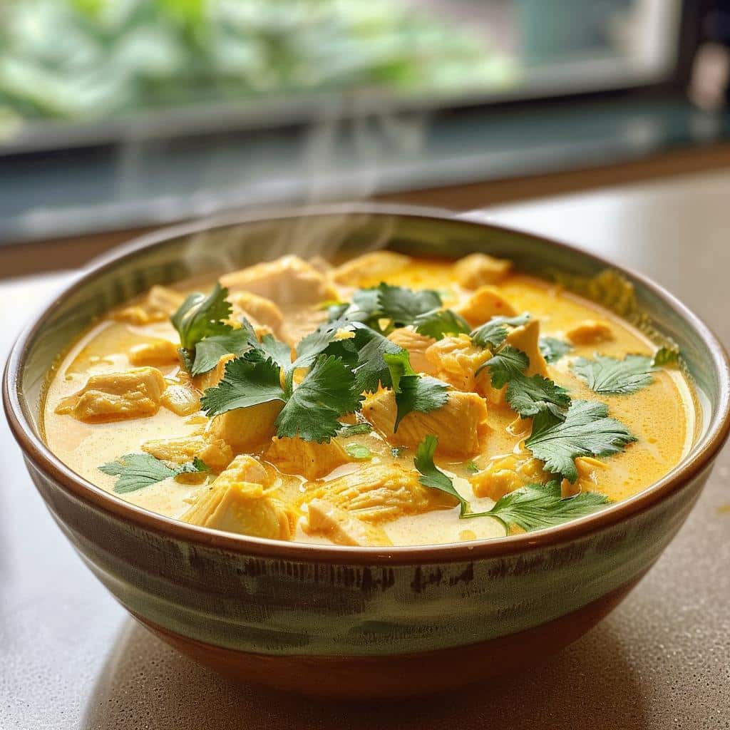 Soothing Chicken Coconut Soup in Just 30 Minutes